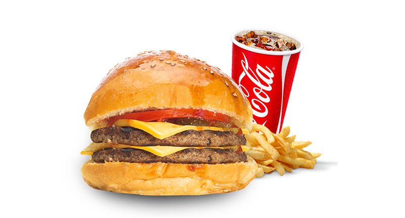 DOUBLE CHEESEBURGER MENÜ - Packet Burger